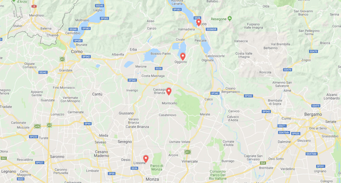 mappa-corsi-brianza - Runbabyrun